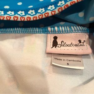 Floatimini | Swim | Floatimini 2 Piece Bathing Suit Girls Size 5 Blue ...